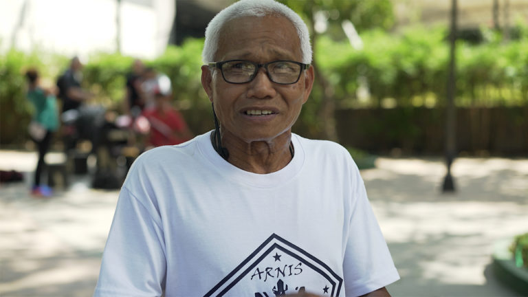 Fighting Sticks of Arnis featuring grandmaster Rodel Dagooc in Manila
